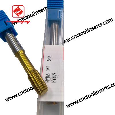 China Extrusion tap, precision CNC cutting tool, with PVD coating, model HYM6.0*1 6HX. Applicable materials: aluminum alloy, low - carbon steel, copper alloy, mild steel, etc. for sale