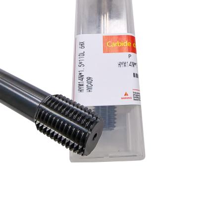 China Extrusion tap, precision CNC cutting tool, with PVD coating, model HYM14N*1.5*110L6HX,HYC409. Applicable materials: aluminum alloy, low - carbon steel, copper alloy, mild steel, etc. for sale