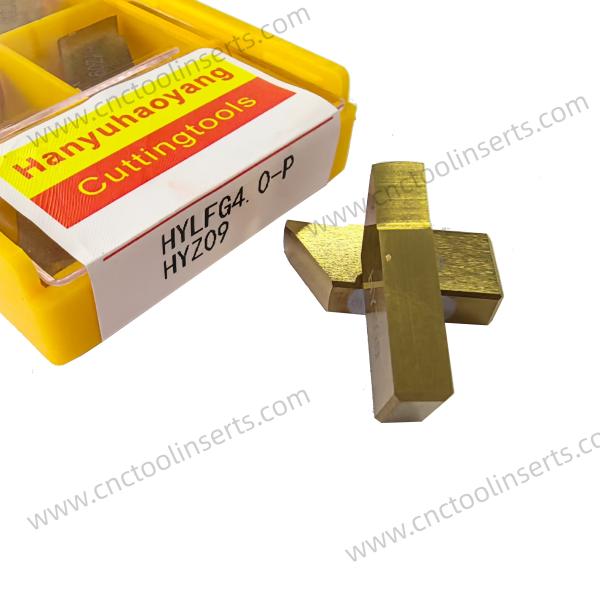 Quality CNC Grooving Insert with PVD Coating LFG4.5-V120N HYZ09, Suitable for Machining for sale