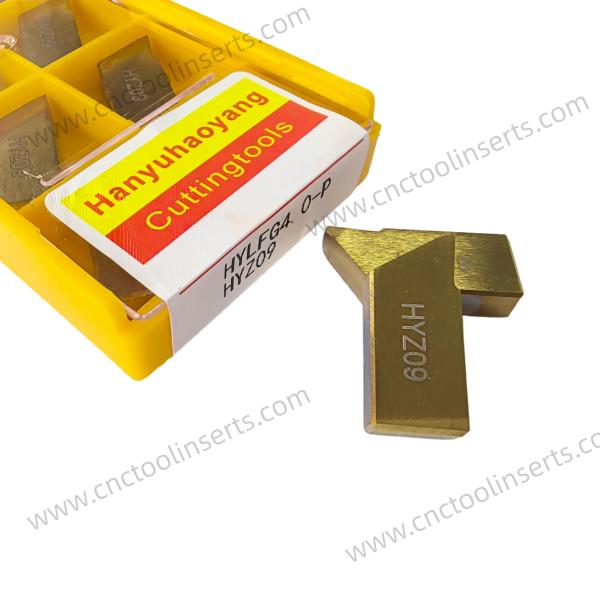 Quality CNC Grooving Insert with PVD Coating LFG4.5-V120N HYZ09, Suitable for Machining for sale