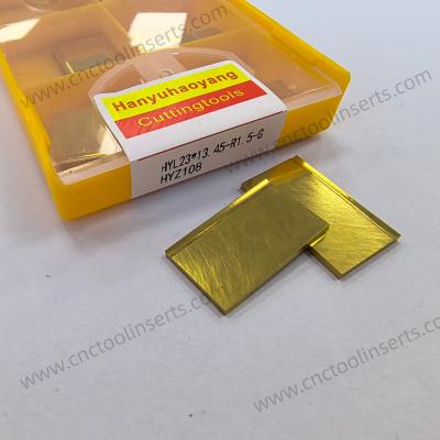 中国 PVDコーティング HYL23*13.45-R1.5-G HYZ108,低切断速度で軽鋼加工に適しています. 販売のため