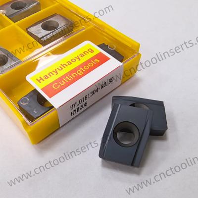 China Floating Boring Tool Inserts Wc-Co PVD Coating HYL0181304-R0.85 HYB208 For Deep Hole Machining, Typically Processed On Heavy-duty Boring Mills In CNC Machine Tools for sale