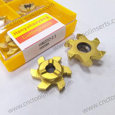 China Nicht-standardmäßige Nutschneideplatte, HYMG3212-2.0, Geeignet für die Bearbeitung von hitzebeständigen Legierungen, Anpassbare Schneideplatte zu verkaufen