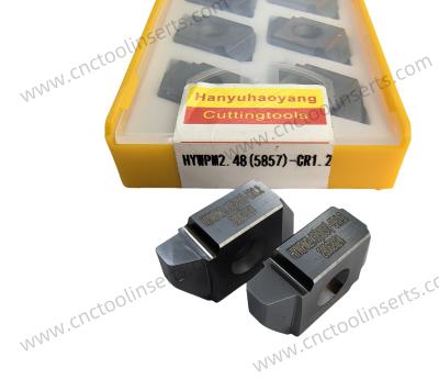 China Pastilhas da série de fresagem ciclônica CNC HYB208 revestidas a PVD, modelo HYWP5047-J, adequadas para usinagem de todos os materiais difíceis de cortar, exceto ligas de alta temperatura. à venda