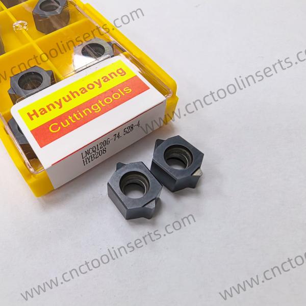 Quality CNC Double-Ended Gear Shaping Milling Insert, PVD Coating, Model LNCQ1206-74.528 for sale