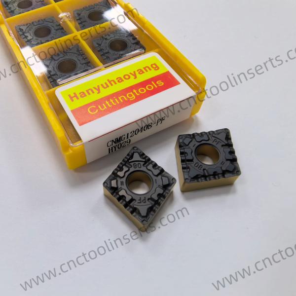 Quality CNC Turning Inserts Wc-Co CVD Coating CNMG120408-PM HY029 Steels for sale