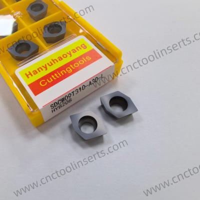 China CNC Milling Insert with PVD Uncoated SDCW09T310-A30-R HYB208, Suitable for all Difficult-to-machine Materials Except High-temperature Alloys. for sale