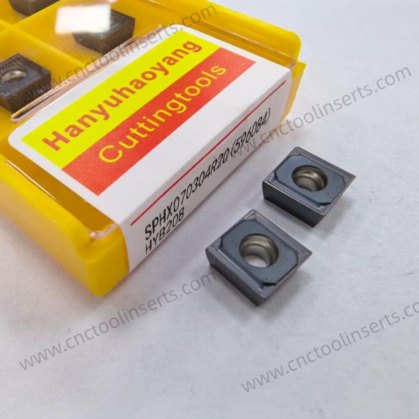 Quality CNC Boring Inserts Wc-Co PVD Coating SPPX120412MD  HYB208 ，Applicable To All Difficult-to-machine Materials Except Superalloys for sale