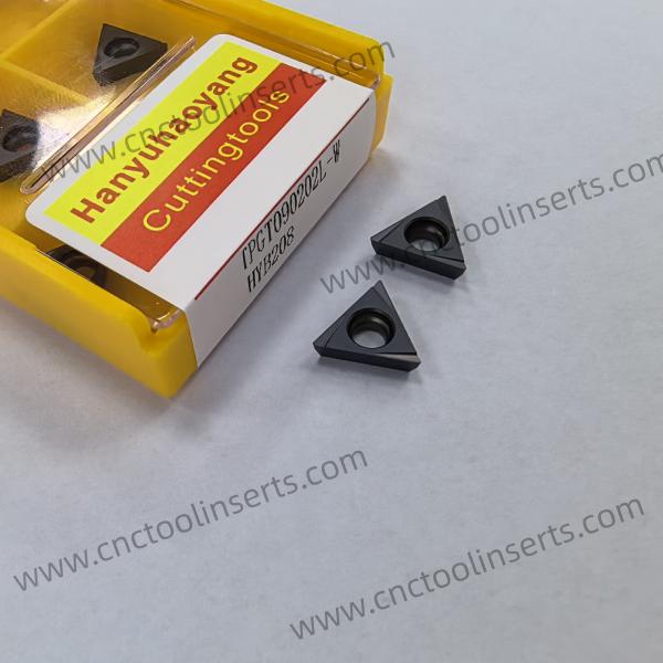 Quality CNC Boring Insert TPGT090202L-W, PVD Coating HYB208, for Difficult-to-Machine Materials (excl. High-Temp Alloys). for sale