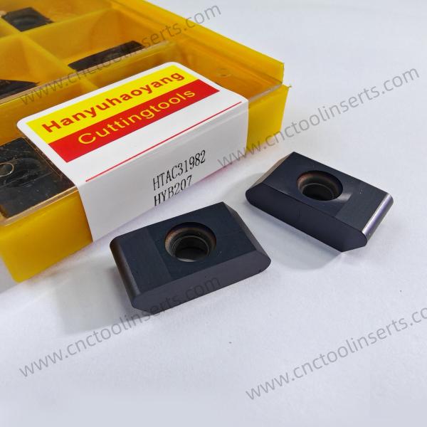 Quality CNC heavy-duty peeling turning insert, model HTAC31982, with PVD coating HYB207, suitable for machining all difficult-to-machine materials except high-temperature alloys for sale
