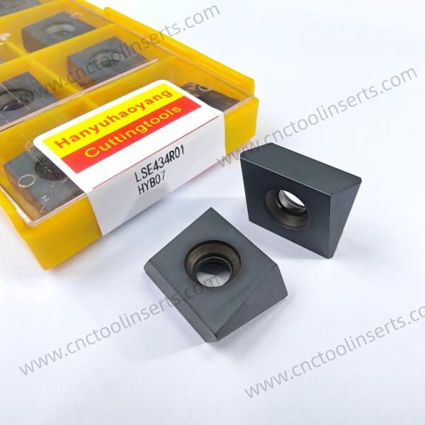 Quality CNC Heavy-duty Peeling Turning Insert, Model LSE434R01, With PVD Coating HYB207, Suitable For Machining All Difficult-to-machine Materials Except High-temperature Alloys for sale