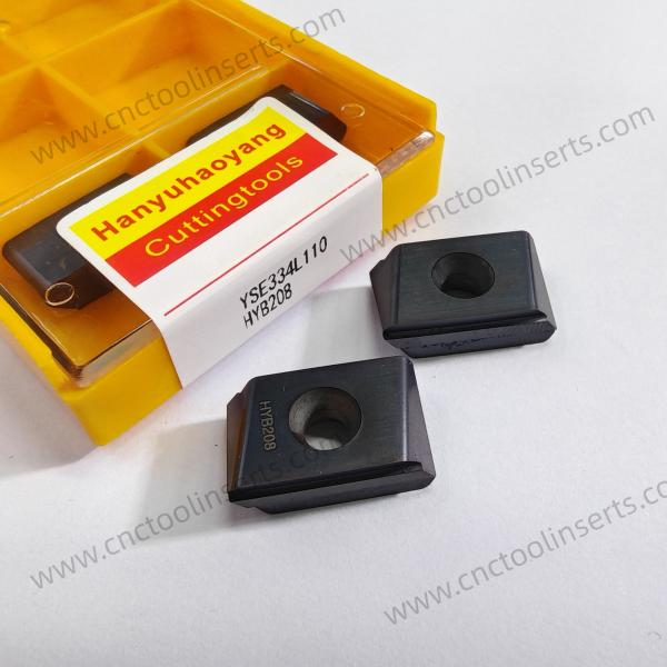 Quality CNC heavy-duty peeling turning insert, model YSE334L110, with PVD coating HYB208, suitable for machining all difficult-to-machine materials except high-temperature alloys for sale