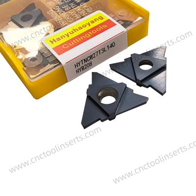 China CNC Grooving Insert, Model HYTNCW27T3L140, with PVD Coating HYB208, Suitable for All Difficult-to-Machine Materials Except High-Temperature Alloys for sale
