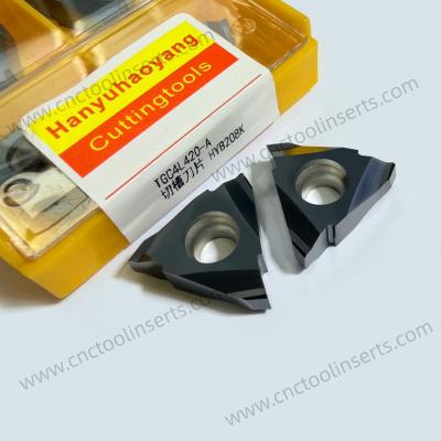 China CNC Non-Standard Grooving Insert TGC4L420-A – HYB208 Coated, for Difficult Materials (Excl. High-Temp Alloys) for sale