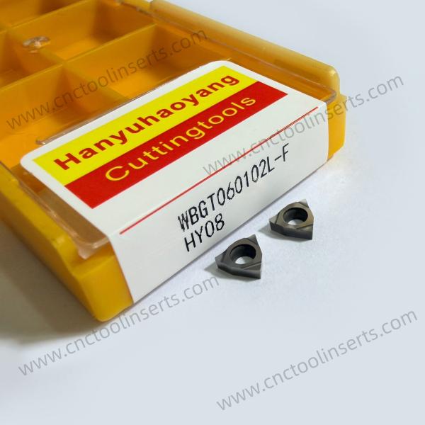 Quality WBGT060102L-F Cemented Carbide Insert for Standard Boring in Medical and Other Industries for sale