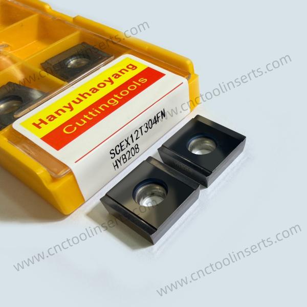 Quality CNC Standard Boring Insert Model SCEX12T304FN - For Boring Applications With Coating/Substrate Options For Various Workpiece Materials for sale