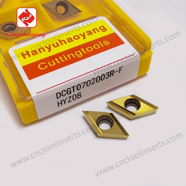 Quality Standard Boring insert, DCGT0702003R-F, high-quality CNC insert, made of cemented carbide，through straight groove for sale