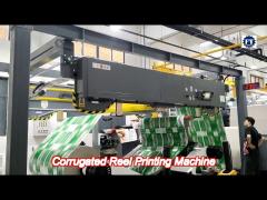 automatic corrugated reel printing machine high speed continuous web processing