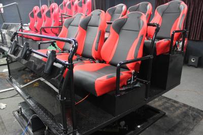 China 5D motion theater supplier 6DOF 6seats hydraulic seats platform home theater system for sale