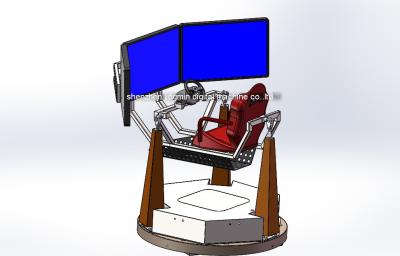 China 3 screen airplane simulator for sale