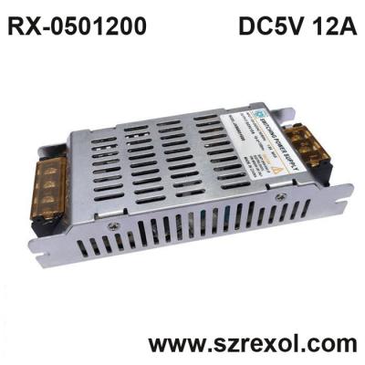 China 60W 5V 12A AC/DC switching mode power supply for LED display for sale