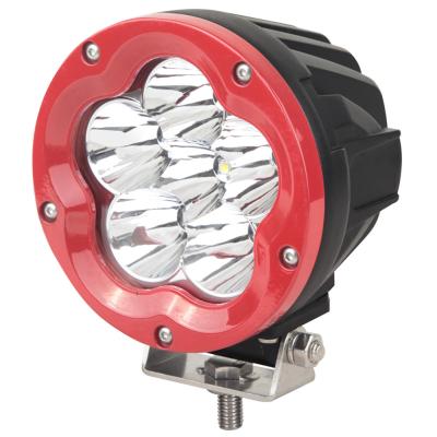China 5 INCH 60W CREE LED Work Light Off Road Truck Tractor Heavy Duty 4X4 Car Driving Headlight SUV ATV Combo Beam Cover en venta