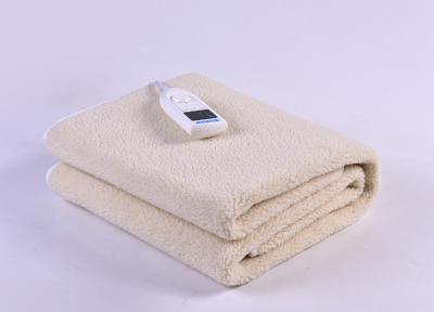 China Safety Soft Comfortable Synthetic Wool  Electric Blanket Detachable Connector for Home, Hospital, Hotel, Military for sale