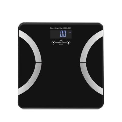 China Digital Body Weight Bathroom Scale with Step-On Technology, 400 Pounds,  Elegant Black for sale