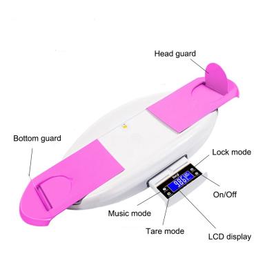 China FDA CE and ROHS Household LCD Display Music Function Infant Digital Baby Scale 30kg baby scale music play for sale