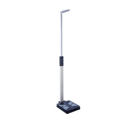China New Product Ultrasonic Bodyfat Analyzer 200Kg Capacity BMI Digital Weighing Scale With Height Measure for sale