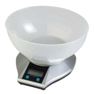 China High Precision Digital Kitchen Food Scale and Multifunction Weight Scale with Removable ABS Bowl, 11 lb 5kg LCD Display for sale