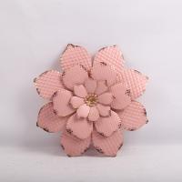 China Custom Metal Flower Ornaments Rustproof Wall Decor 30-60 Day Delivery ODM OEM Available for sale