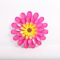 China Custom Metal Flower Ornaments Rustproof Wall Decor 30-60 Day Delivery ODM OEM Available for sale