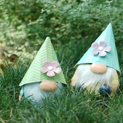중국 작은 Gnome 금속 정원은 창조적 하얀 수염을 기른 Gnome 장식을 꾸밉니다 판매용
