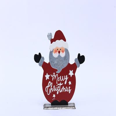 Cina Decorazioni all'aperto fatte a mano di Santa Claus Recycled Metal Indoor Christmas del metallo in vendita