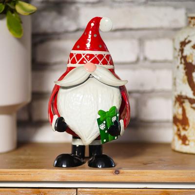 Cina Santa Claus Custom Metal Christmas Decoration orna inossidabile in vendita