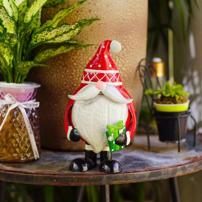 Cina Santa Claus Custom Metal Christmas Decoration orna inossidabile in vendita