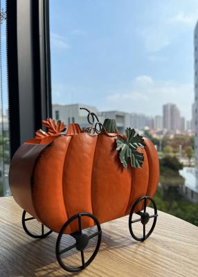Cina Trasporto impermeabile della zucca del metallo del raccolto delle decorazioni riutilizzabili di festival in vendita
