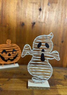 China OEM/ODM Halloween Ornamentenspook/het Ornamentmetaal van de Pompoentuin Te koop