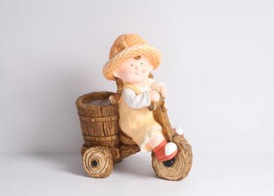 Cina La statua all'aperto del giardino dell'ossido di magnesio scolpisce i piccoli bambini che guidano la statua in vendita