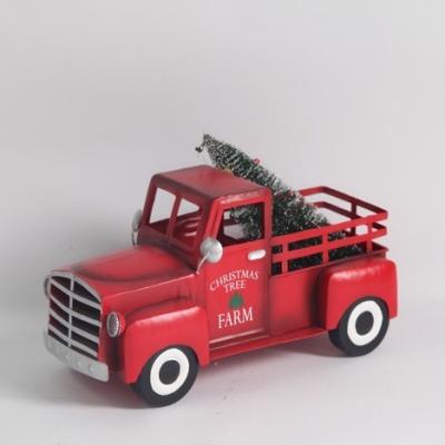 Cina Decorazioni di Natale in metallo moderno Auto rossa Artigianato in vendita