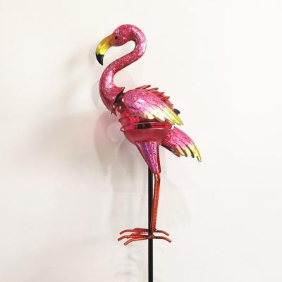China Solar Powered Garden Decoration for Outdoor Peacock Flamingo Various Birds Customized for sale