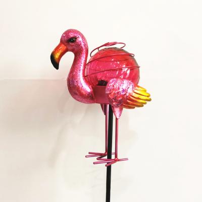 China Solar Powered Garden Decoration for Outdoor Peacock Flamingo Various Birds Customized for sale