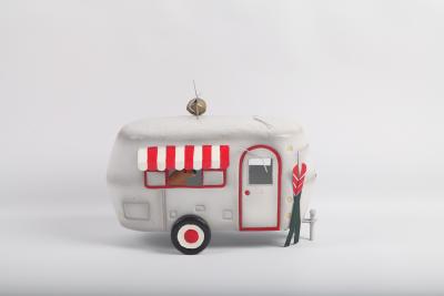 Cina Colori vivaci e stile carino Piccoli ornamenti Caravane e Food Truck OEM in vendita