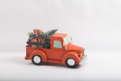 Cina Decorazioni per autocarri in arancione in stile antico Decorazioni per interni Decorazioni per giardini in metallo in vendita