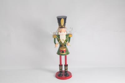 Cina Decorazioni natalizie in metallo artigianale tema festivo in rosso verde / bianco in vendita
