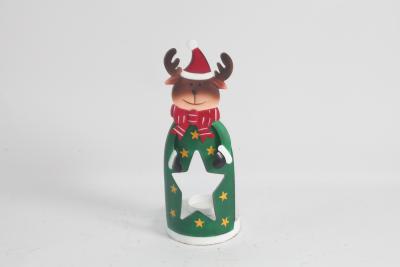 Cina Decorazione di Natale in metallo personalizzata Uomo di neve Babbo Natale Alce Artigianato per decorazioni di vacanza moderne in vendita
