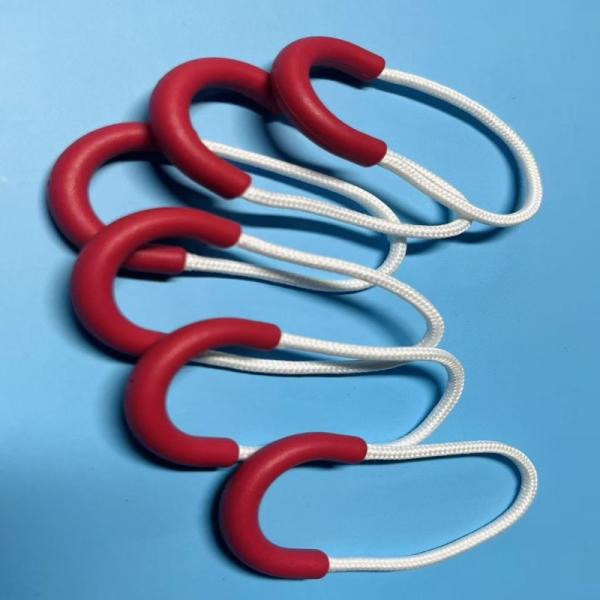 Quality Round Reusable Plastic Cord Zipper Puller Slider Loop Weather Resistant for sale