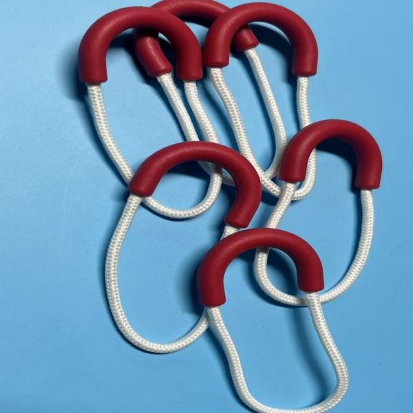 Quality Round Reusable Plastic Cord Zipper Puller Slider Loop Weather Resistant for sale