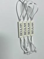 China Embossed Logo Label Snap Lock Pin Loop Plastic Fastener Hang Tag With String for sale